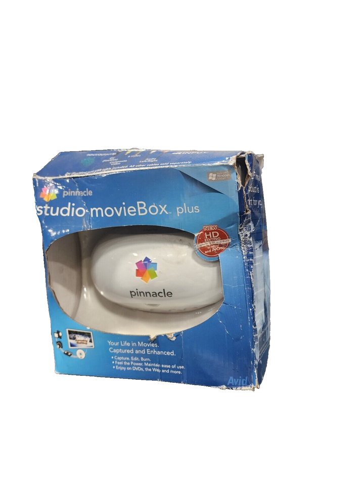 Pinnacle Studio MovieBox Plus Video Editing System Complete With Box ...