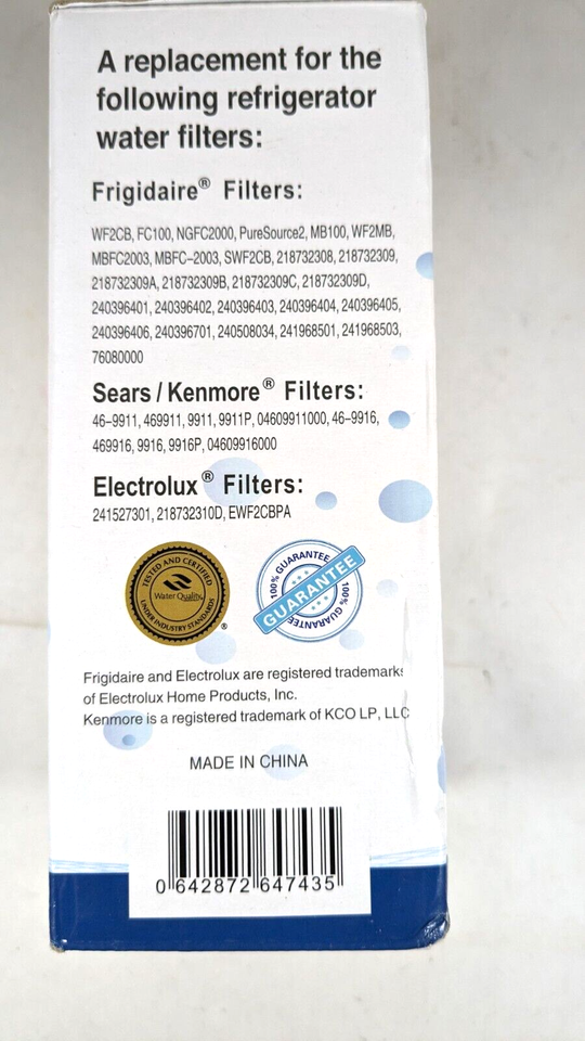 Pure H20 Water Filter No. PH21610 NEW 642872647435| eBay