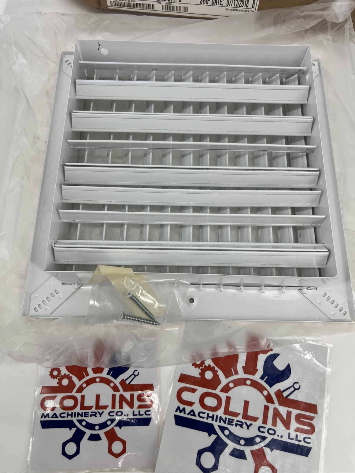 Titus 300RL Steel Double Deflection Supply Grille 10 X 10~ White | eBay