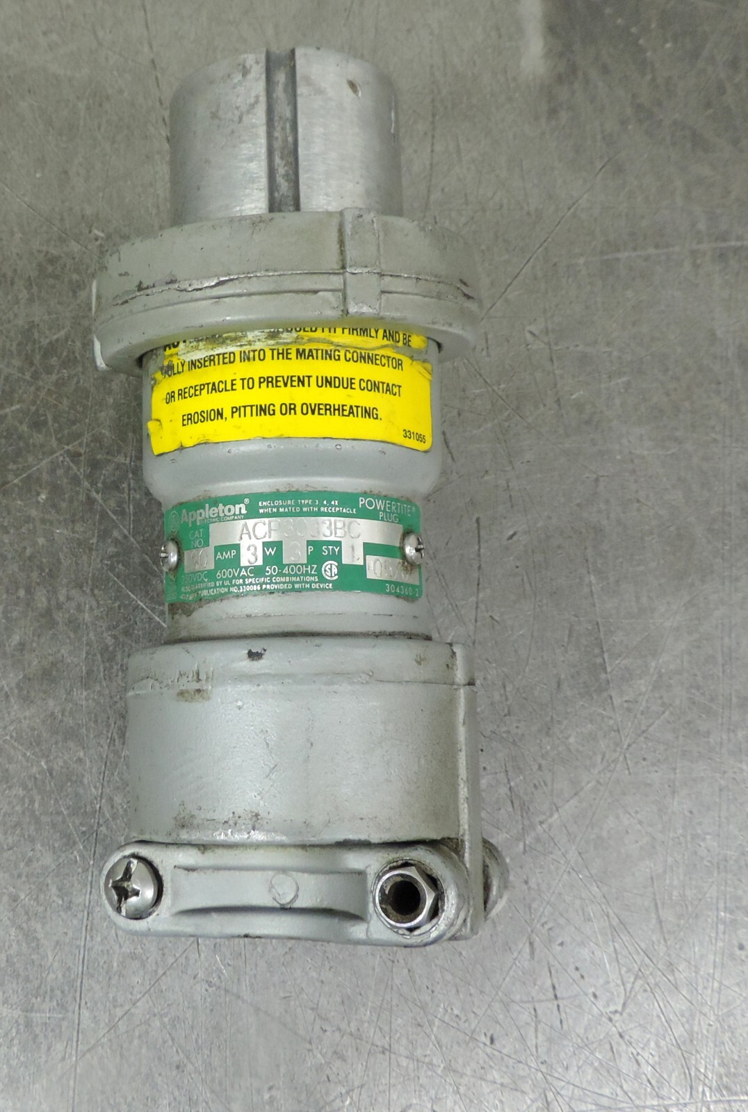 Appleton ACP3033BC 30 Amp Powertite Plug | eBay