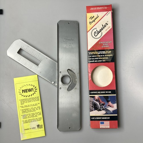 VTG Cheeter Crosscut Saw Guide Support Skilsaw Rotary Saw USA Shop Tool ...