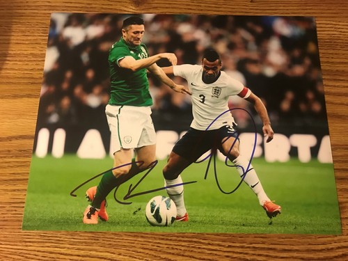 Robbie Keane & Ashley Cole autographed 11x14 Photo LA Galaxy England ...