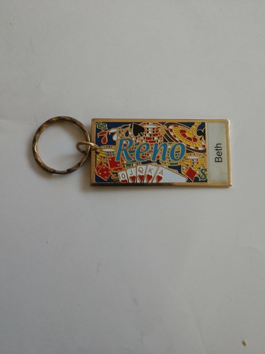 Reno Keychain With Name Beth | eBay