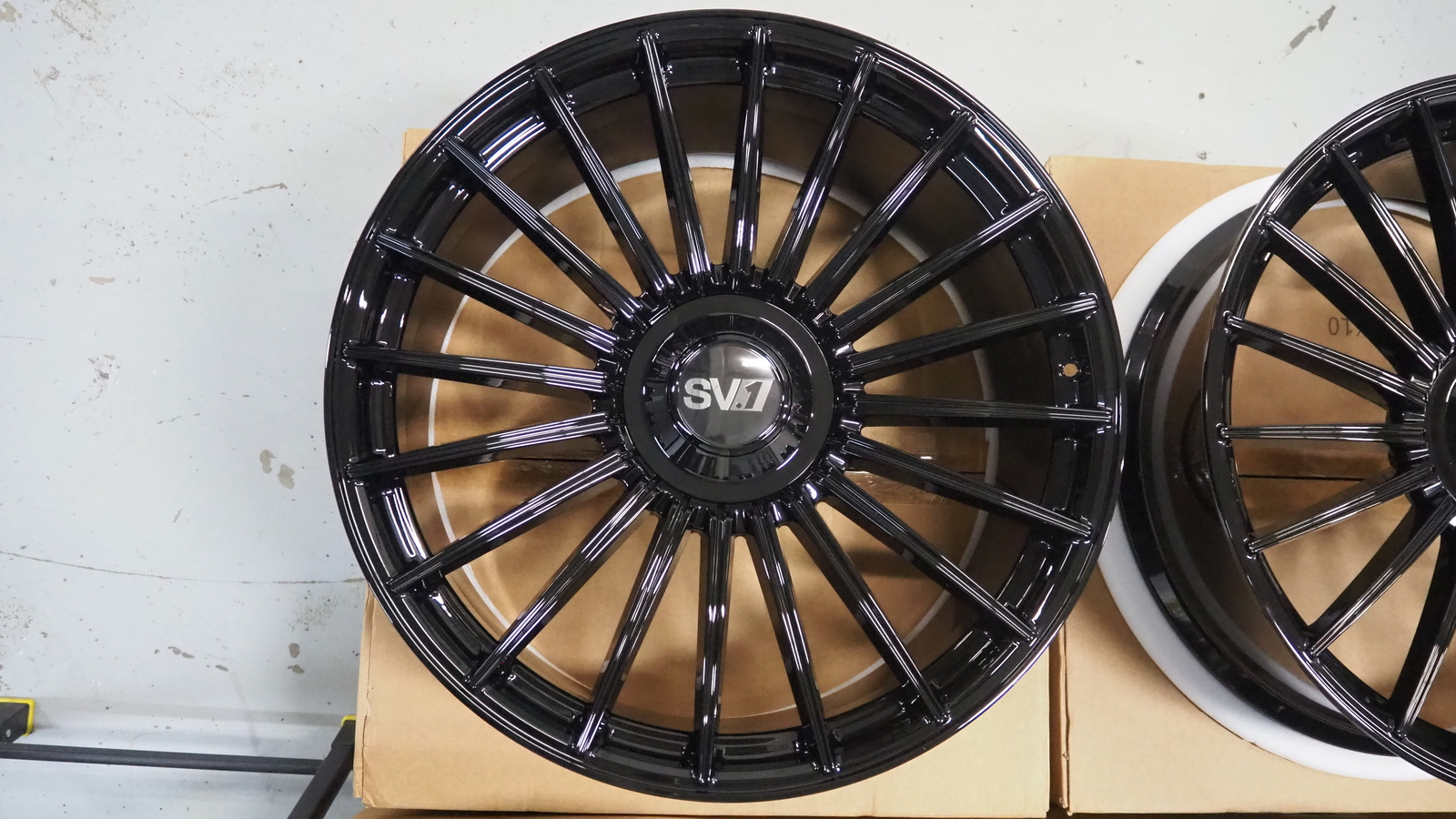24" Savini SV1 X1 24x10 Black Concave Full Forged Wheels Rims Fits ...