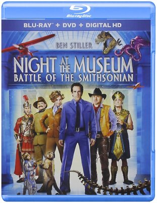 Night at the Museum: Battle of the Smithsonian (Blu-ray + DVD + DIGITAL ...