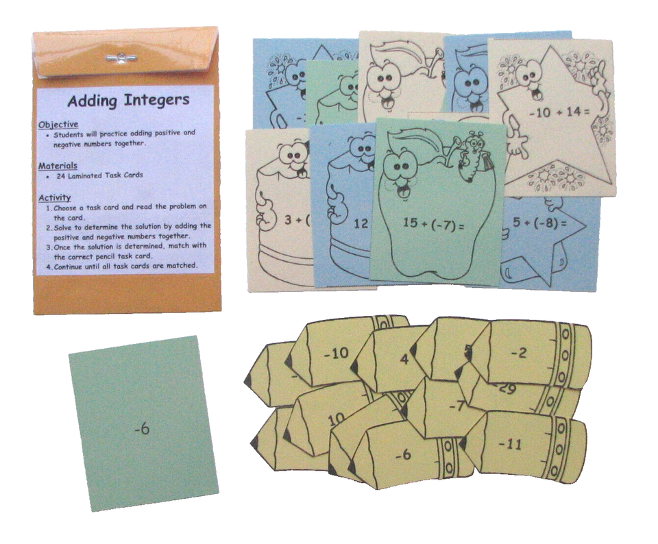 Teacher Depot Math Center Learning Resource Game Activity Adding ...