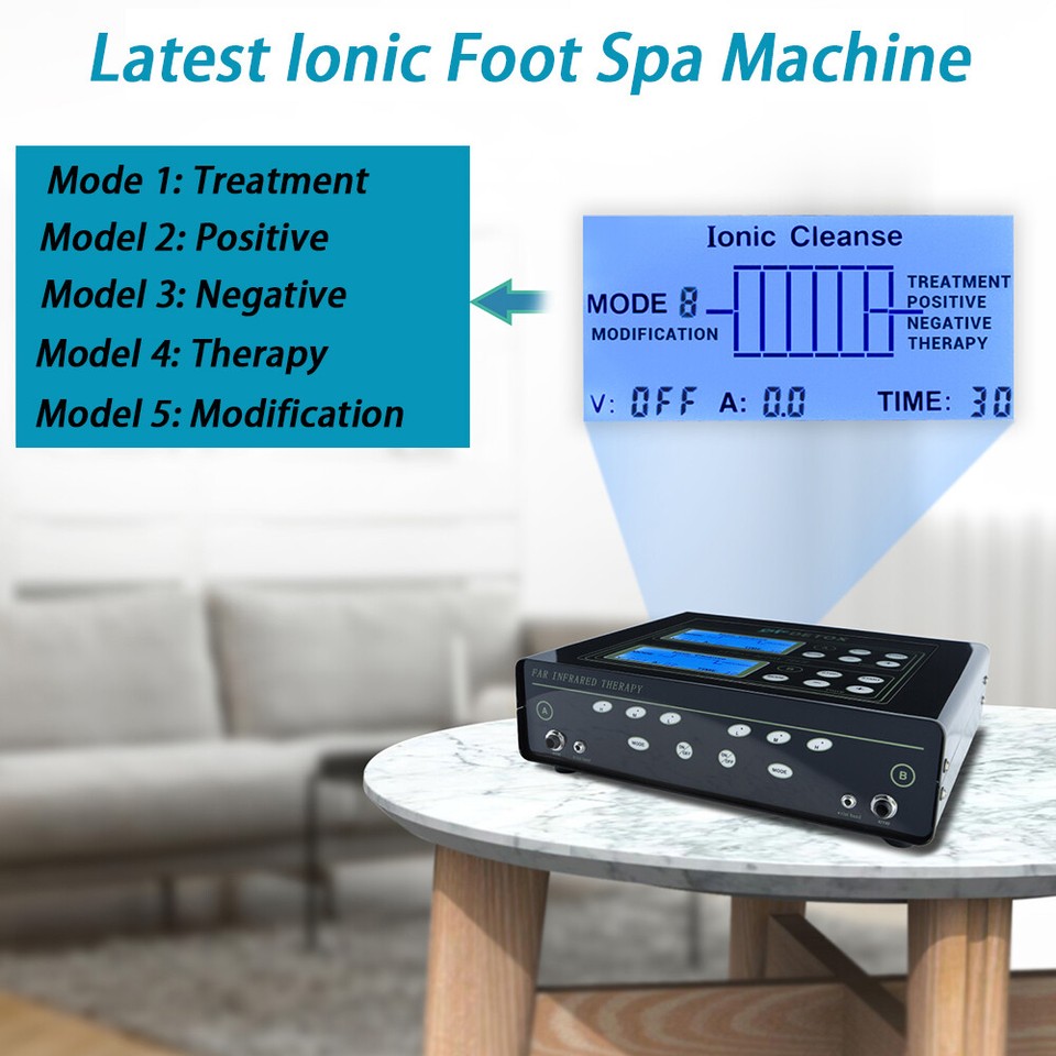 Ionic Detox Foot Bath Spa Machine Ion Detox Kit with Case for Christmas ...