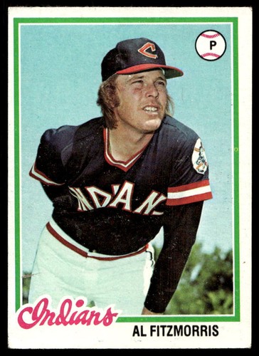 1978 Topps 227 Al Fitzmorris Cleveland Indians Baseball Card | eBay