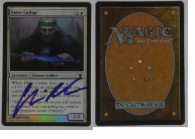 1x Elder Cathar: V0279: Signed/Autographed: Chris Rahn: Purple Pictured ...