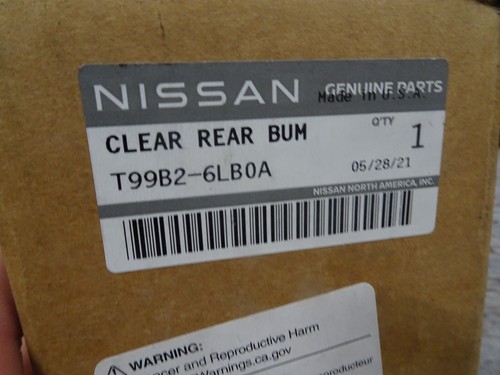 Genuine Nissan 2020-2021 Sentra Clear Rear Bumper Protector T99B2-6LB0A ...