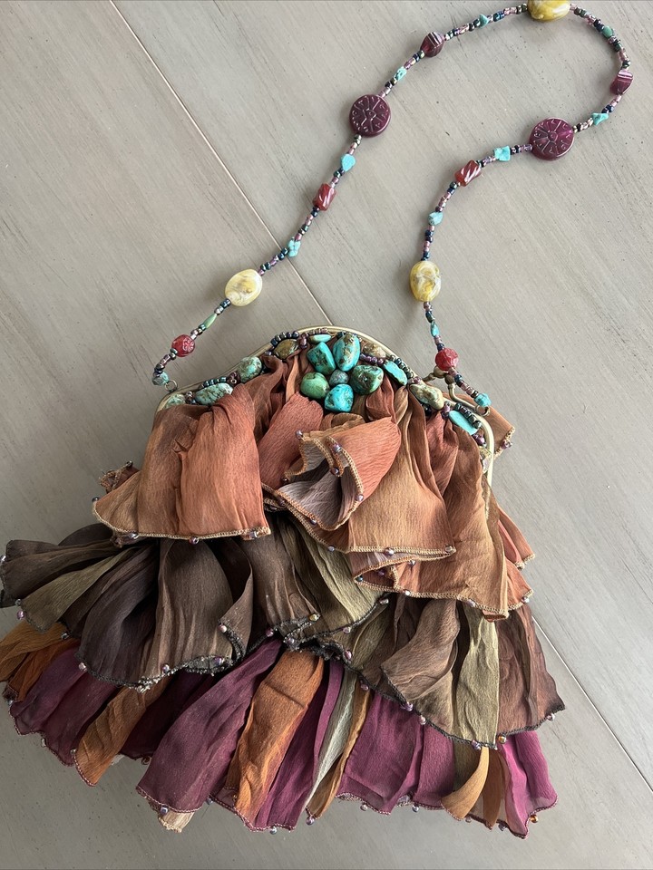 Unique Mary Frances Boho Chic Handbag | eBay