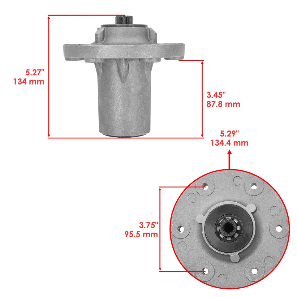 Caltric Spindle Assembly For Simplicity Regent 42" 23 HP Briggs ...
