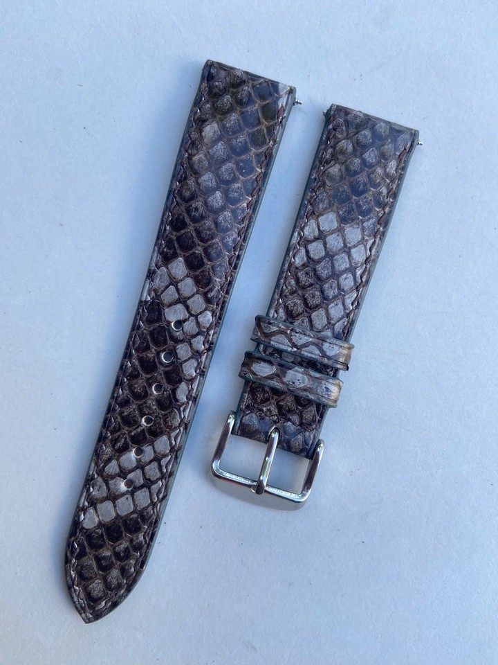 26mm 24 23 22 21 20 19 18 17 16 14 red gray black Leather Watch Strap ...