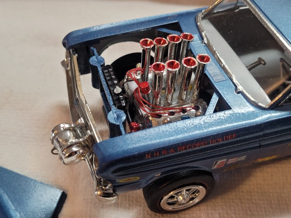Killer Built Up AMT '65 Falcon Altered wheelbase Gasser model car 1/25 ...