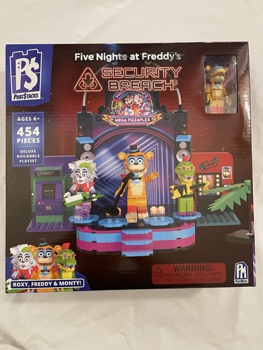 Five Nights at Freddy’s Security Breach PhatMojo Buildable Deluxe Set ...