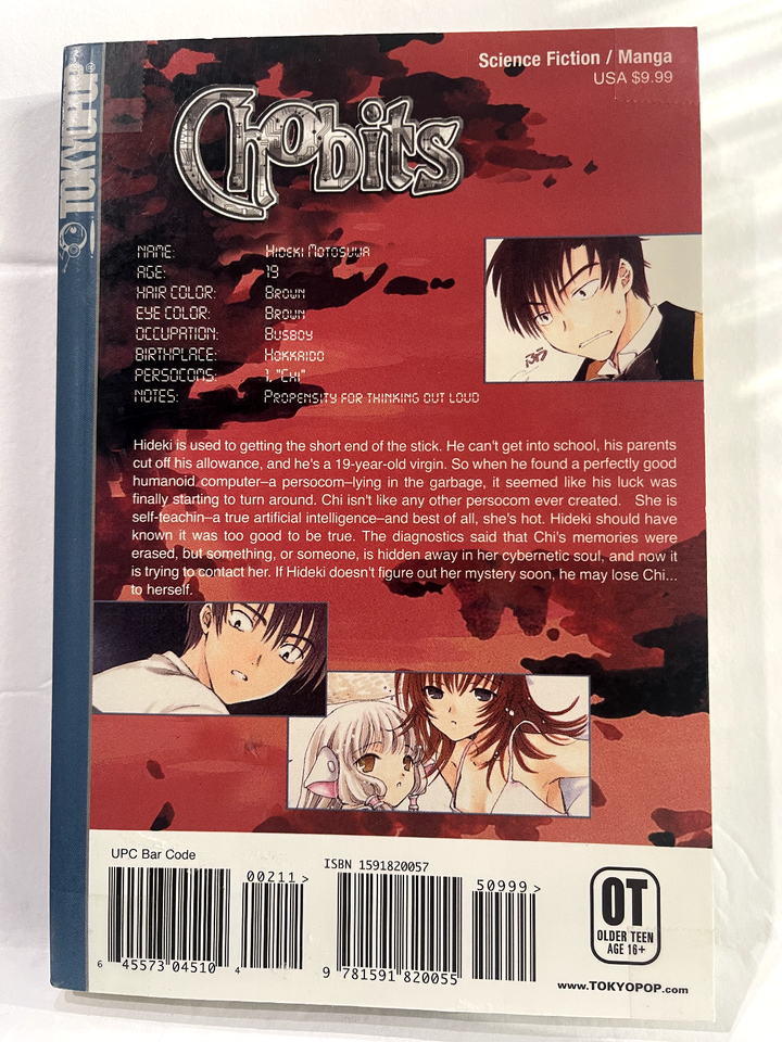 Chobits By Clamp - Volume 2 English Manga Graphic Novel Comic Book ...