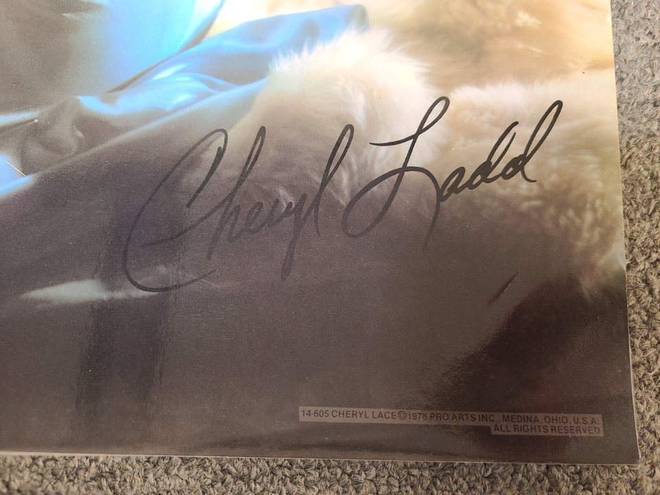 Vintage Original Poster 1978 PROMO SUPER MODEL CHERYL LADD CHARLIES ...