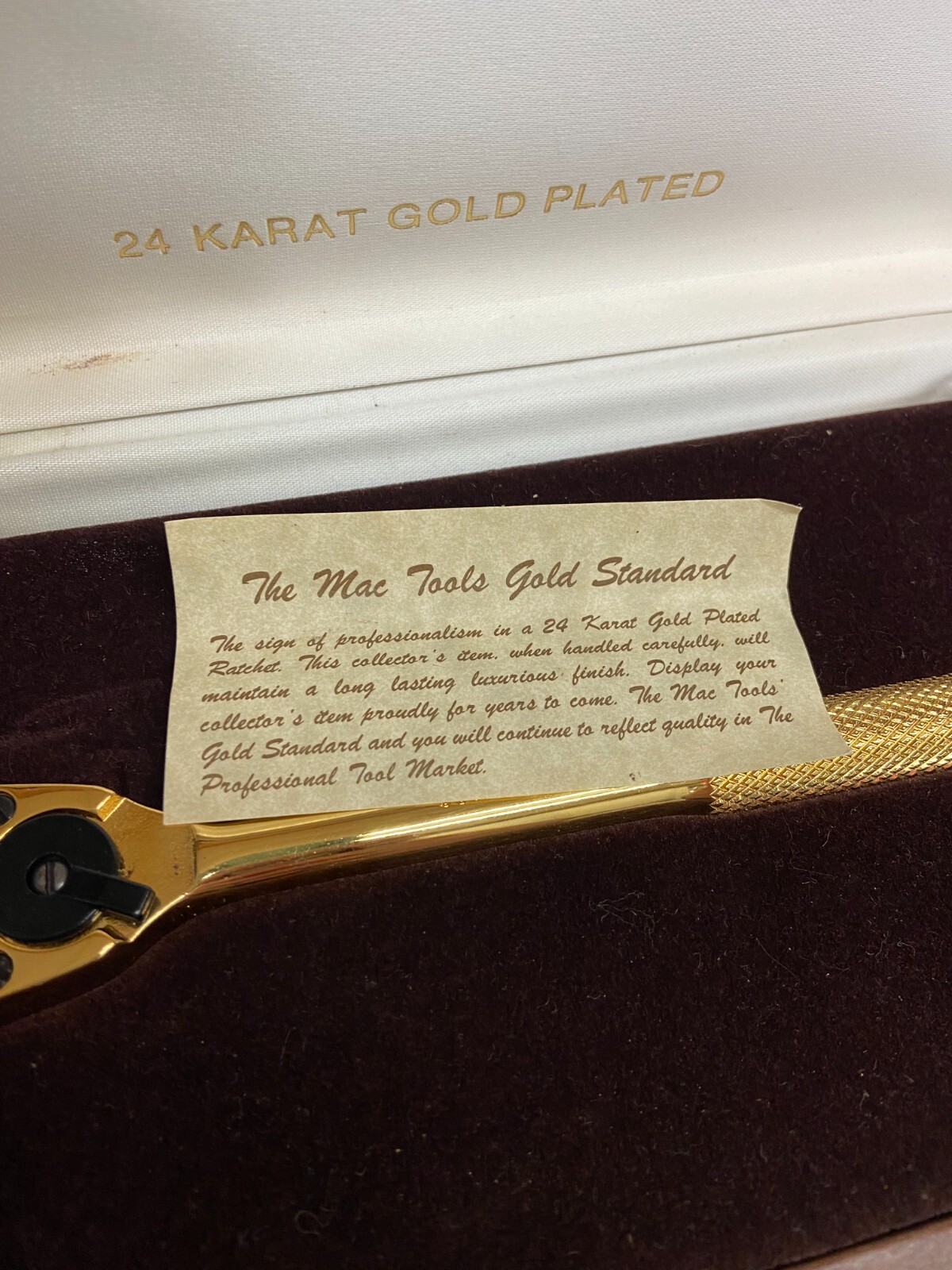 Mac Limited Tools 24K gold plated tool set | eBay