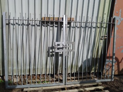 Galvanized Round Bar Gates Heavy Duty | eBay UK