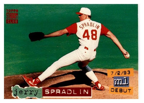 1994 Stadium Club #56 Jerry Spradlin Cincinnati Reds | eBay