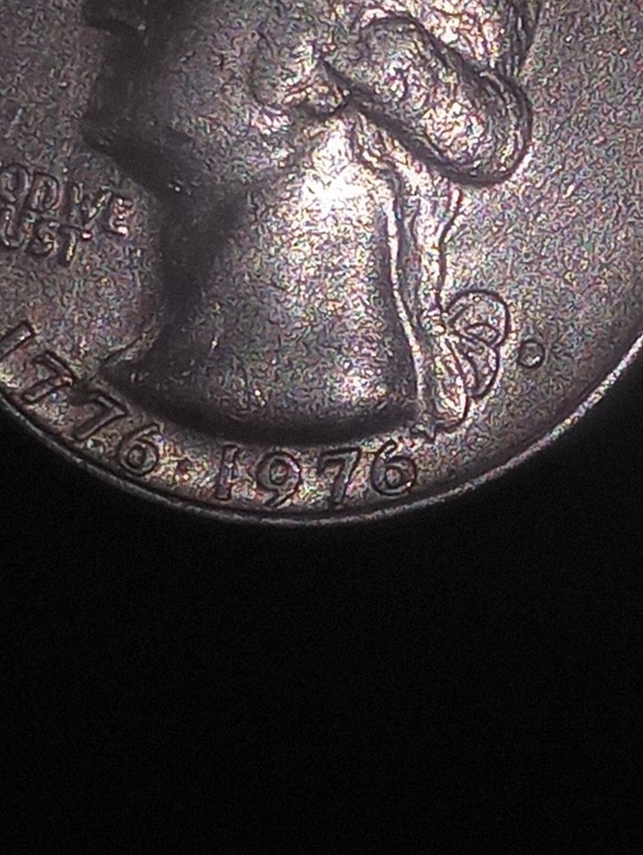 1776-1976 D US Bicentennial Quarter, Rare filled Mint Mark Regular | eBay