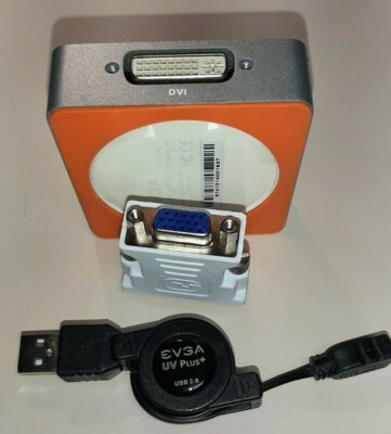 EVGA UV PLUS+ - 12 USB VGA DVI - Windows XP/Vista Compatible | eBay