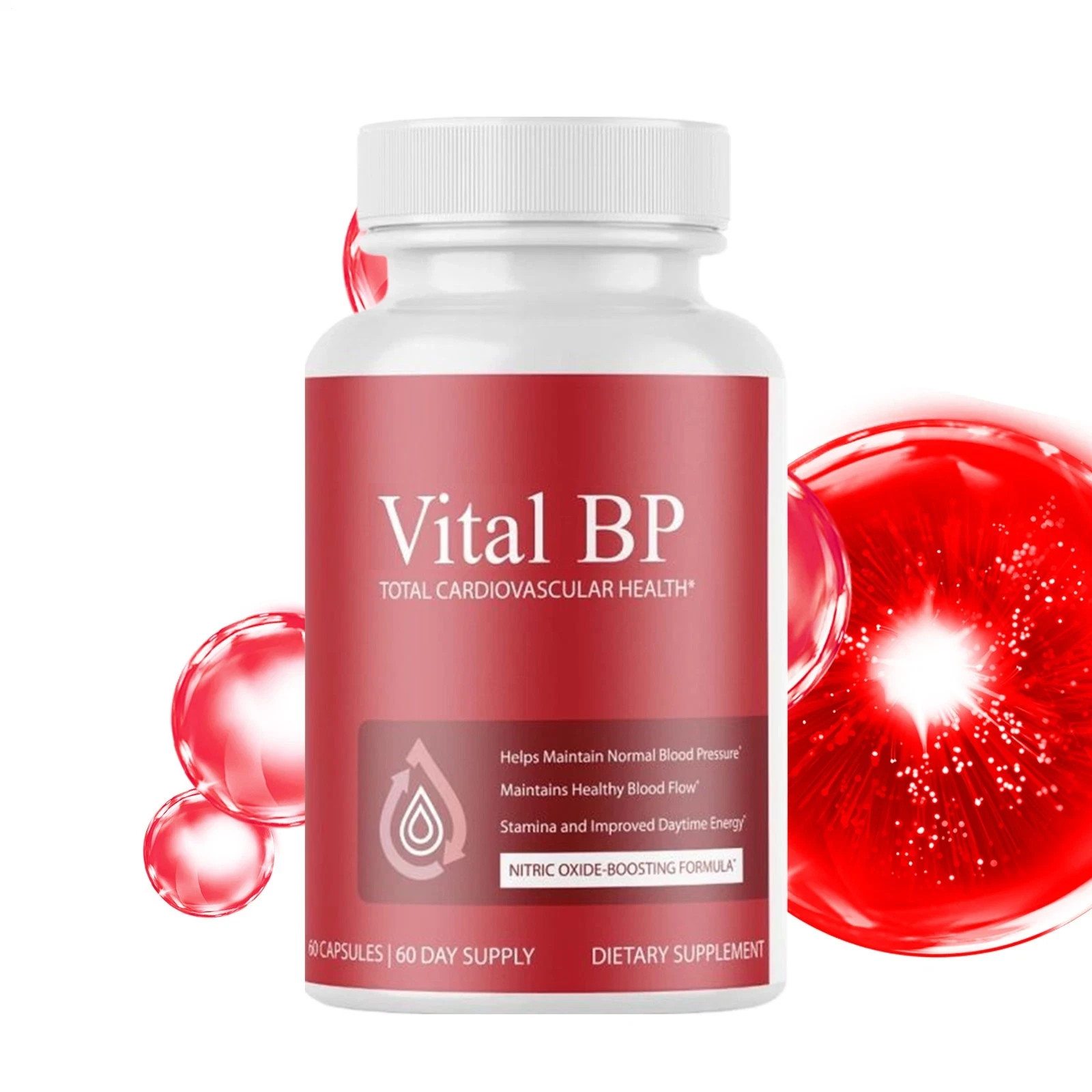 Vital BP-Total Cardiovascular Health, Support Blood Flow - 60/120/180 ...