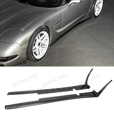 For Corvette C5 ZR1 97-04 Style Hydro-Dipped Side Skirts Panel Pair ...