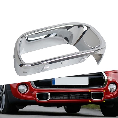 Chrome Left Front Bumper Air Duct Frame Cover For Mini F55 F56 F57 2014 ...