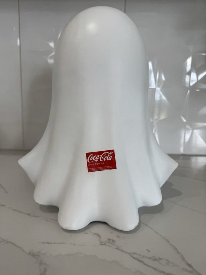 COCA-COLA Ghost Holding Coke Can Figurine Decor Halloween Viral TikTok ...