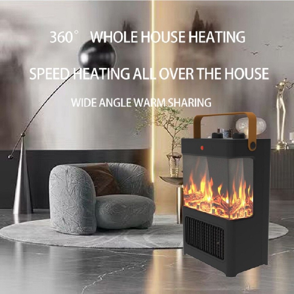 1500W Space Heater Fireplace Electric Fireplace for Indoor Use w/ 3D ...
