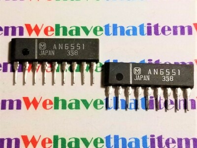 AN6551 / CROSSES TO ECG1529, NTE1529 / IC / SIP / 4 PIECES (qzty) | eBay