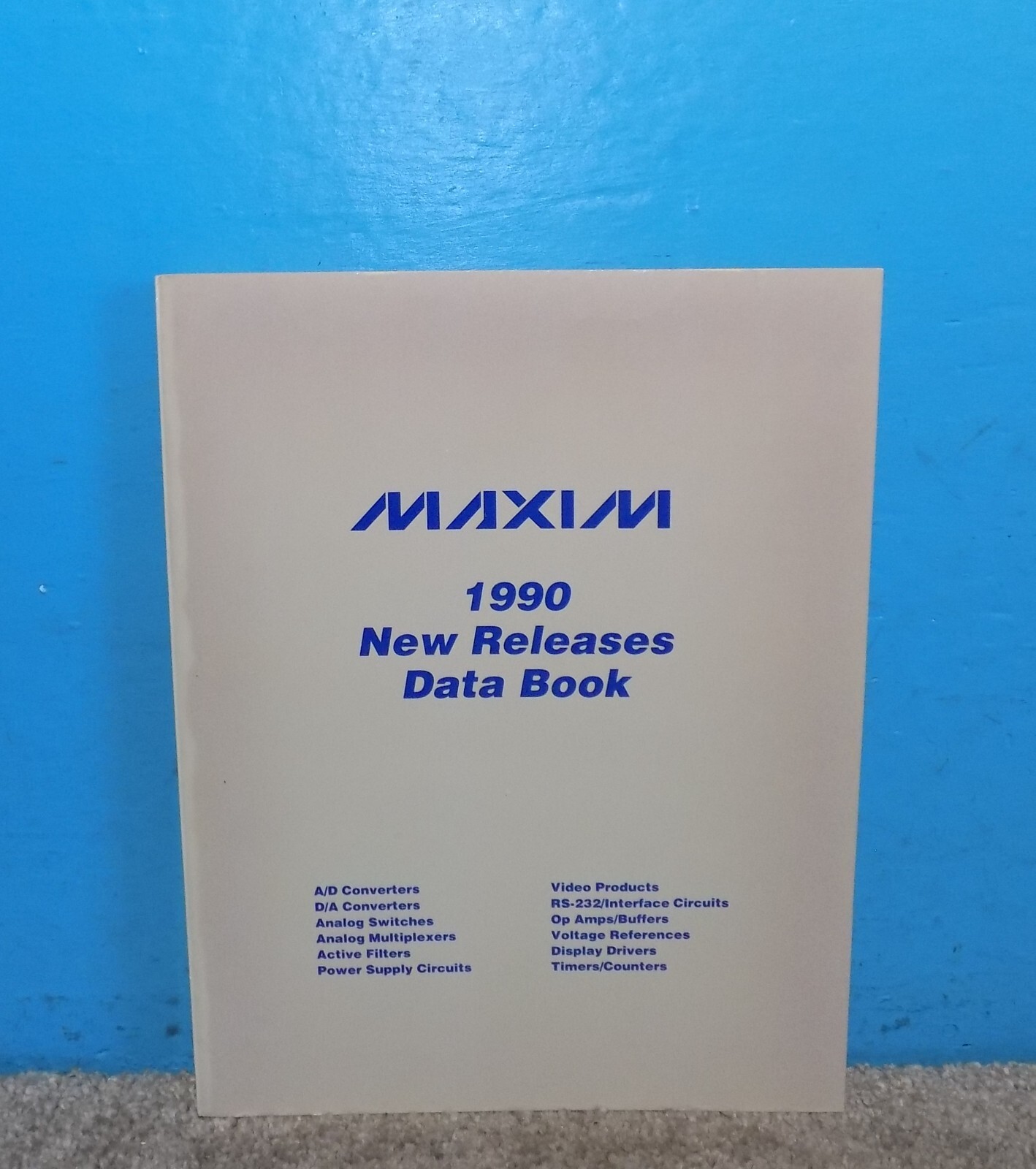 Maxim New Releases Data Book 1990 | eBay