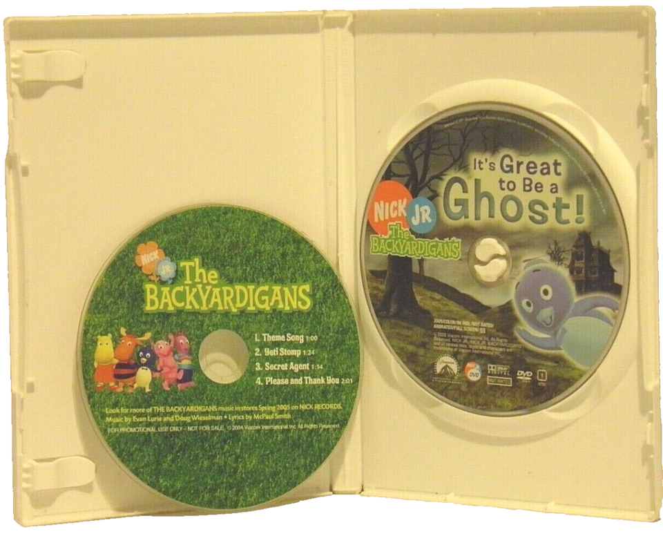The Backyardigans It's Great to Be a Ghost! Nickelodeon 2X DVD Children ...