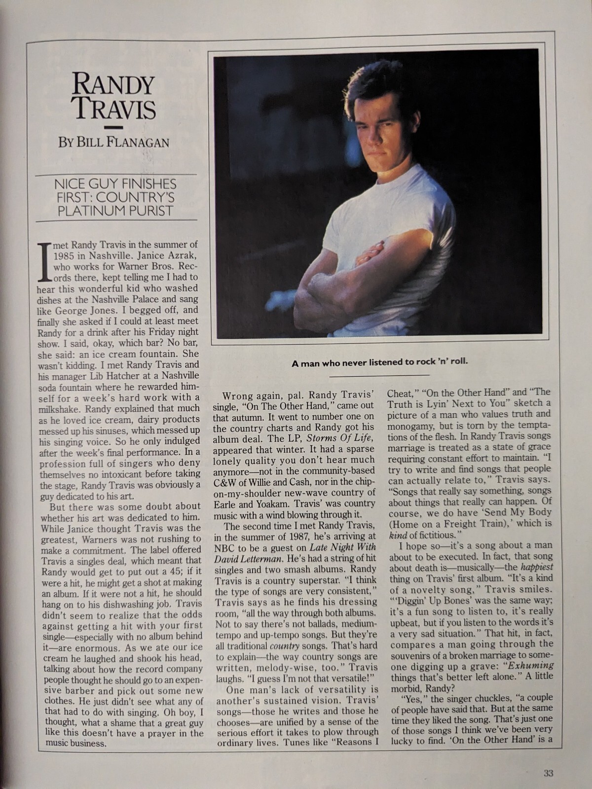 Musician Magazine November 1987 George Harrison, Michael Jackson, Neil ...