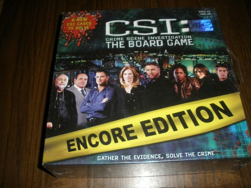 NEW SEALED CSI THE BOARD GAME ENCORE EDITION 2005 895193000018| eBay