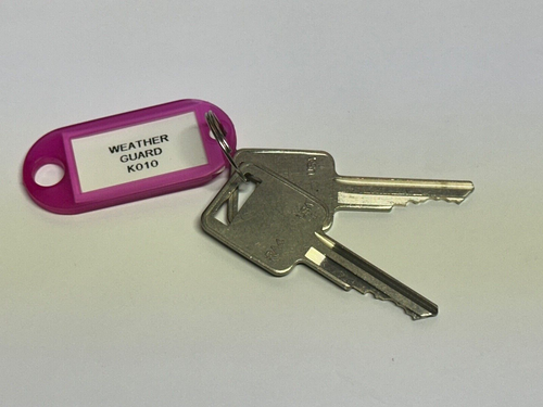 2 New Weather Guard Tool box keys cut to code K010 | eBay