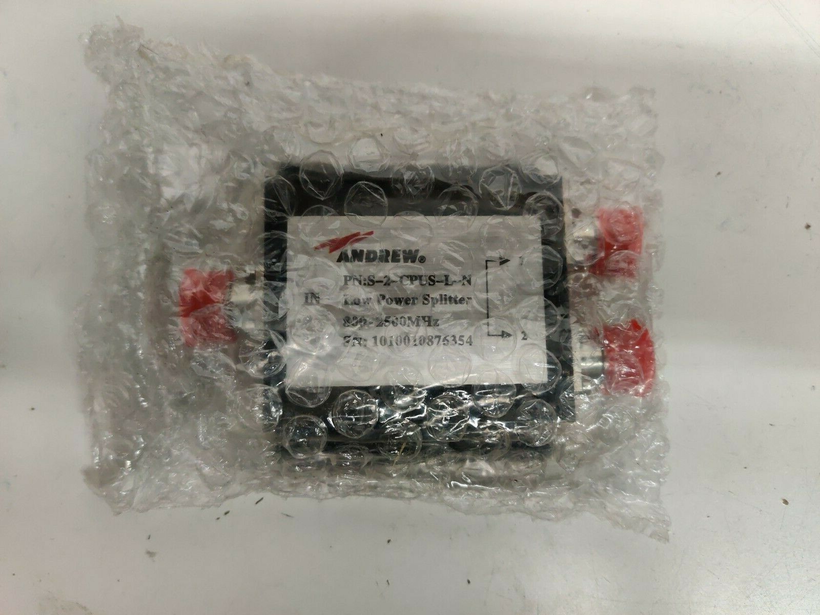 CommScope Andrew 2 Way Low Power Splitter 800-2500 MHz S-2-cpus-l-n 2lp ...