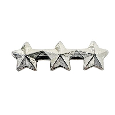US Army 3 Star 3/16" Silver Ribbon Device (each) | eBay