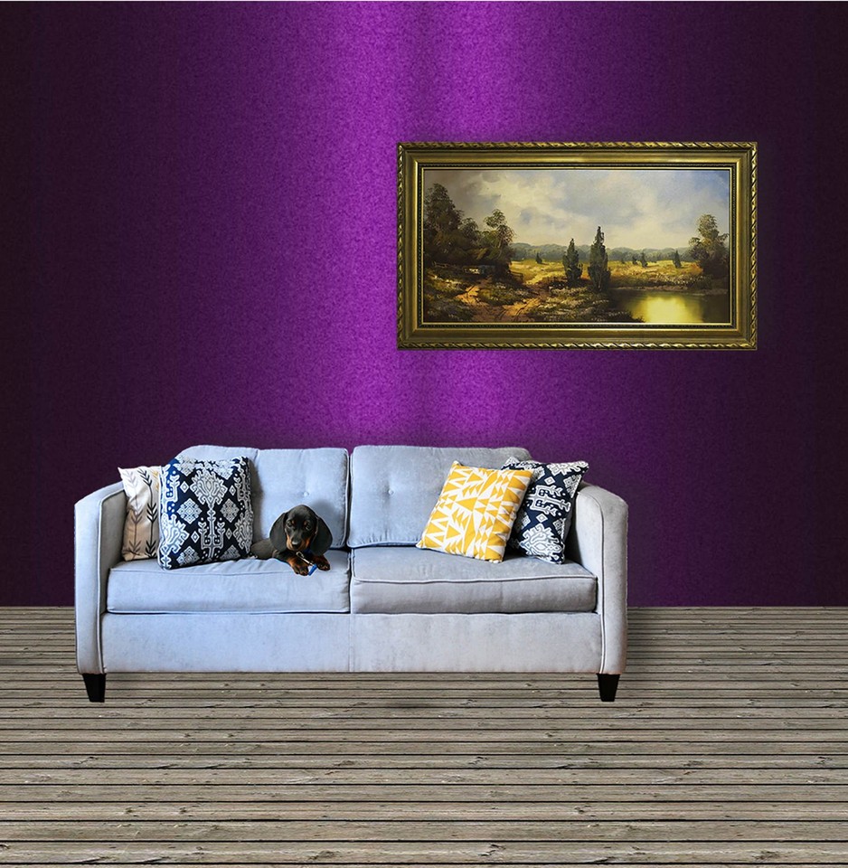 Purple Fizz Metallic Purple Emulsion Paint Vinyl Matt Finish Walls ...