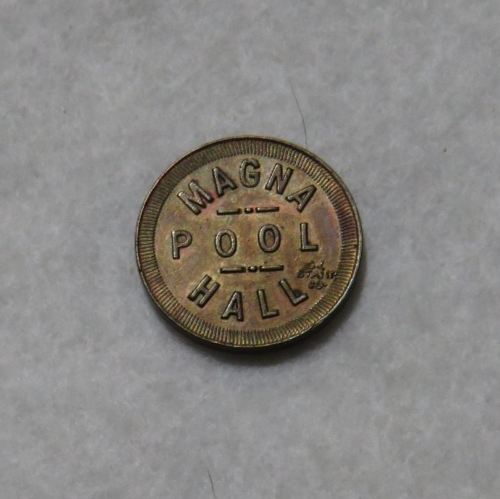 MAGNA UTAH MAGNA POOL HALL 5¢ TOKEN | eBay