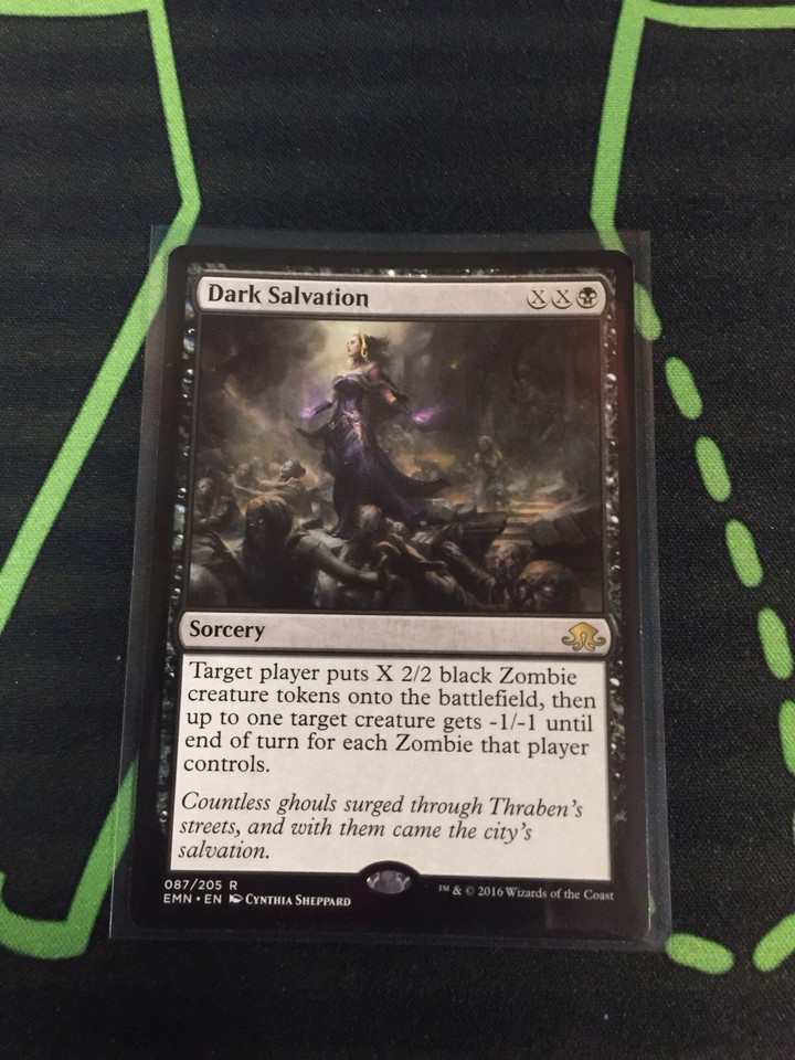 MTG Magic The Gathering Dark Salvation Black Zombie Sorcery Commander | eBay