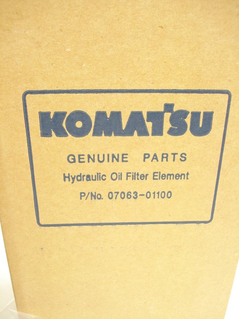 Genuine Komatsu 07063-01100 Hydraulic Oil Filter Element for sale ...