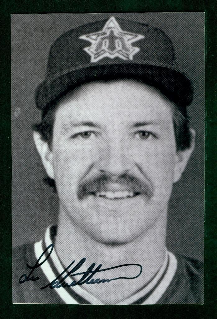 #1165, 4" x 6" Photo Card, Signed-Autographed, Lee Guetterman, Mariners ...