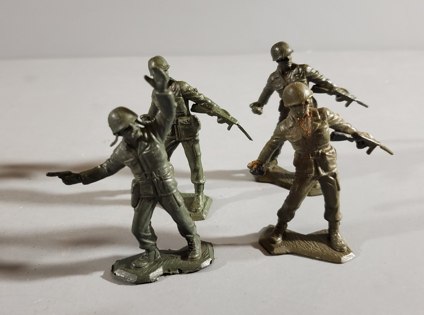 20 VINTAGE MARX BATTLEFIELD PLAYSET ASSORTED 54mm GI FIGURES, 1st ...