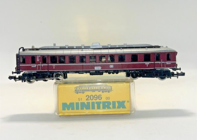 N Scale Minitrix 51 2096 Powered Diesel Rail Car VT 62 904 DB Original ...