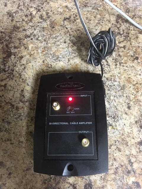 RadioShack Bi-directional Cable Amplifier 9vdc 100 MA 15-1195 for sale ...