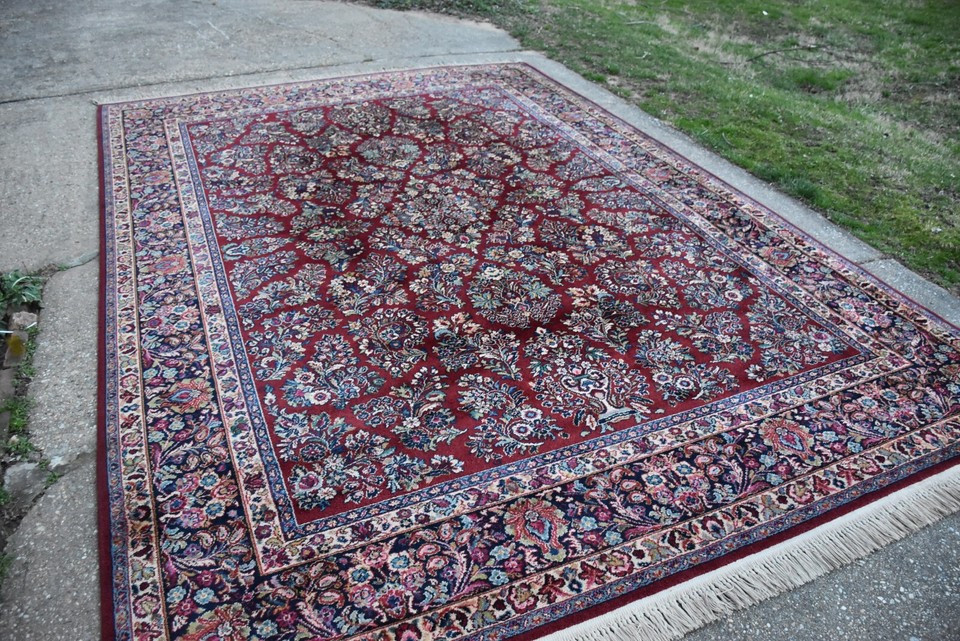 KARASTAN RUG Original Collection 700/785 RED SAROUK 8.8x12 Nice #KER55 ...