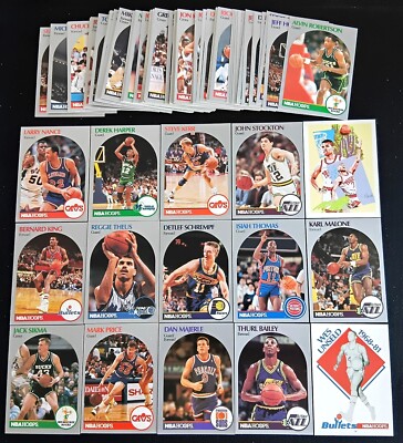 87 x NBA Hoops 1990 NBA Basketball Cards Bulk Lot inc ROOKIES | eBay