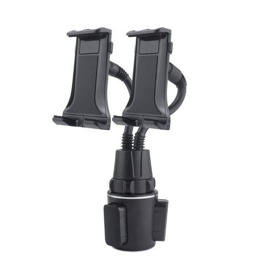 Universal 2in1 Cup Holder Dual Tablet Mount for Car SUV, Truck, RVs ...